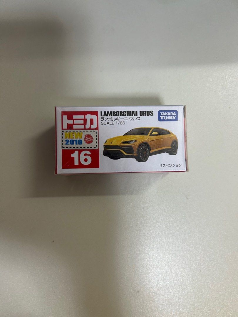 Tomica Red Box Lamborghini Urus, Hobbies & Toys, Toys & Games on Carousell