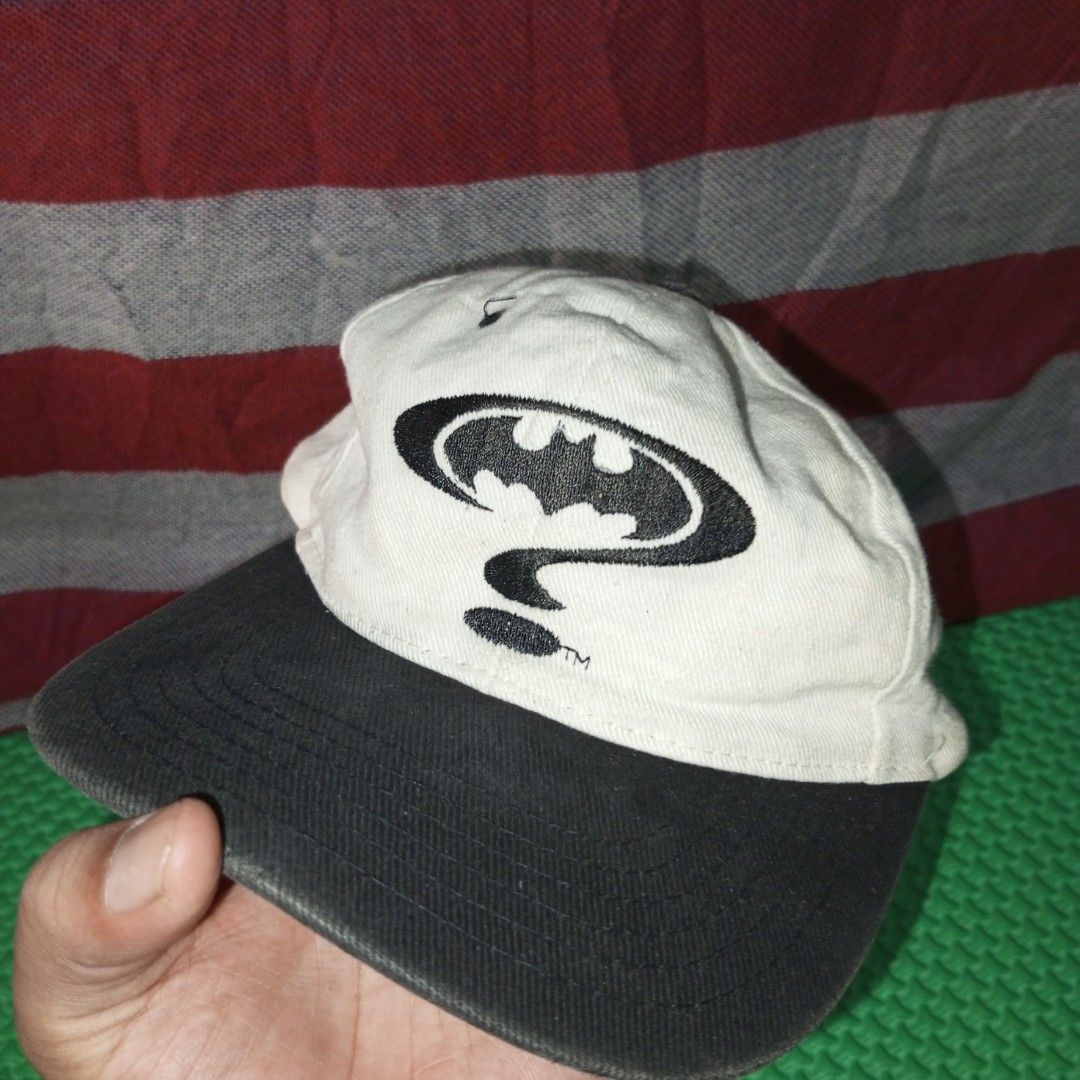Topi Batman x burger king ( topi vintage), Fesyen Pria, Aksesoris, Topi ...