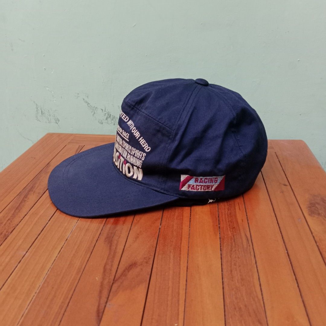 Topi caps vintage 5panel, Fesyen Pria, Aksesoris, Topi di Carousell