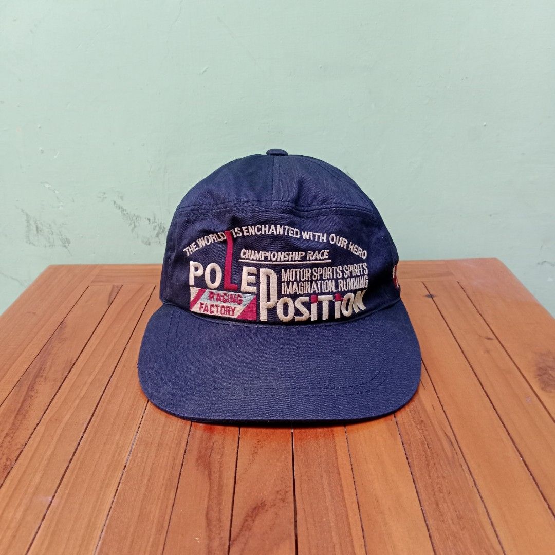 Topi caps vintage 5panel, Fesyen Pria, Aksesoris, Topi di Carousell