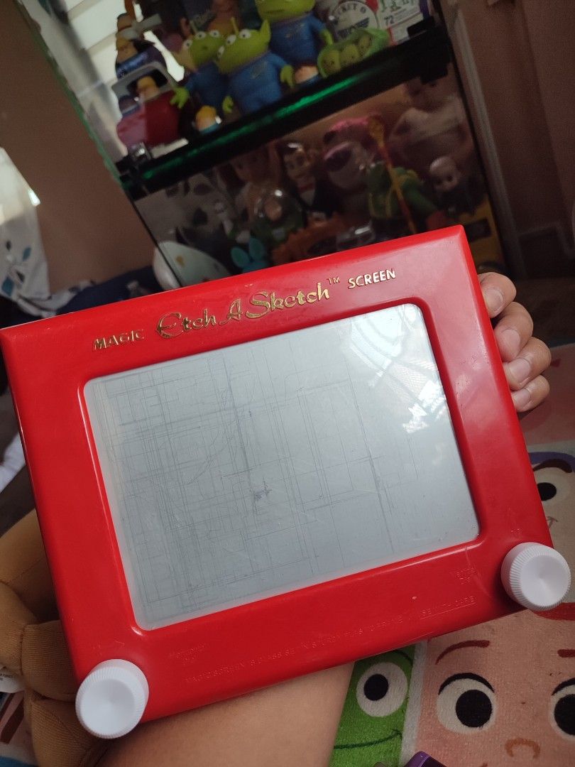 Toy Story Etch A Sketch, Hobbies & Toys, Toys & Games on Carousell