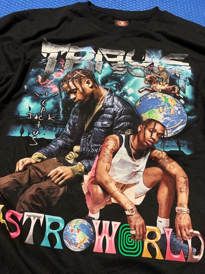 Travis Scott x Cactus Jack rap tee boot, Men's Fashion, Tops & Sets ...