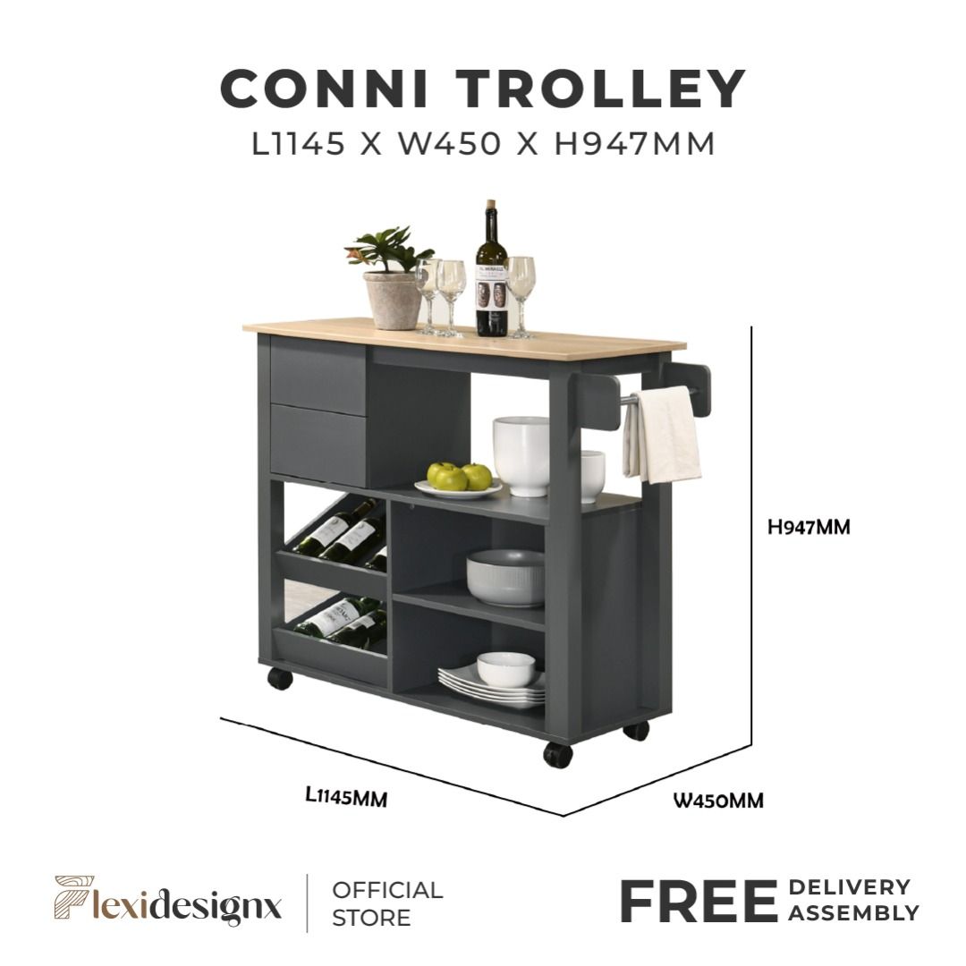 Trolley cabinet defect unit, Furniture & Home Living, Furniture ...