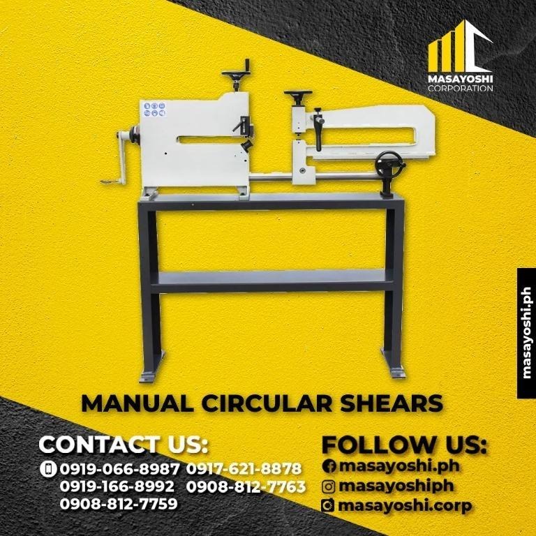 TTMC HCS10/10 Manual Circular Shears | TTMC | Cutting Equipment ...