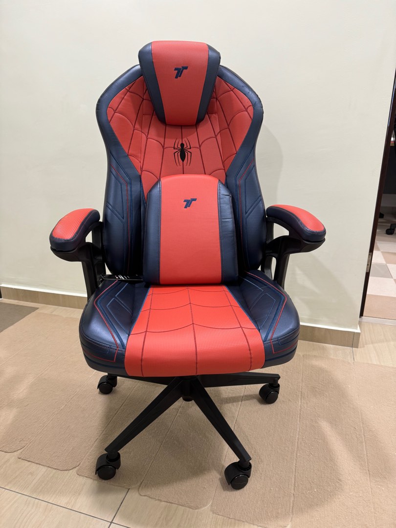 TTRacing Duo V4 Pro Spider Man Computer Chair, Furniture & Home Living ...