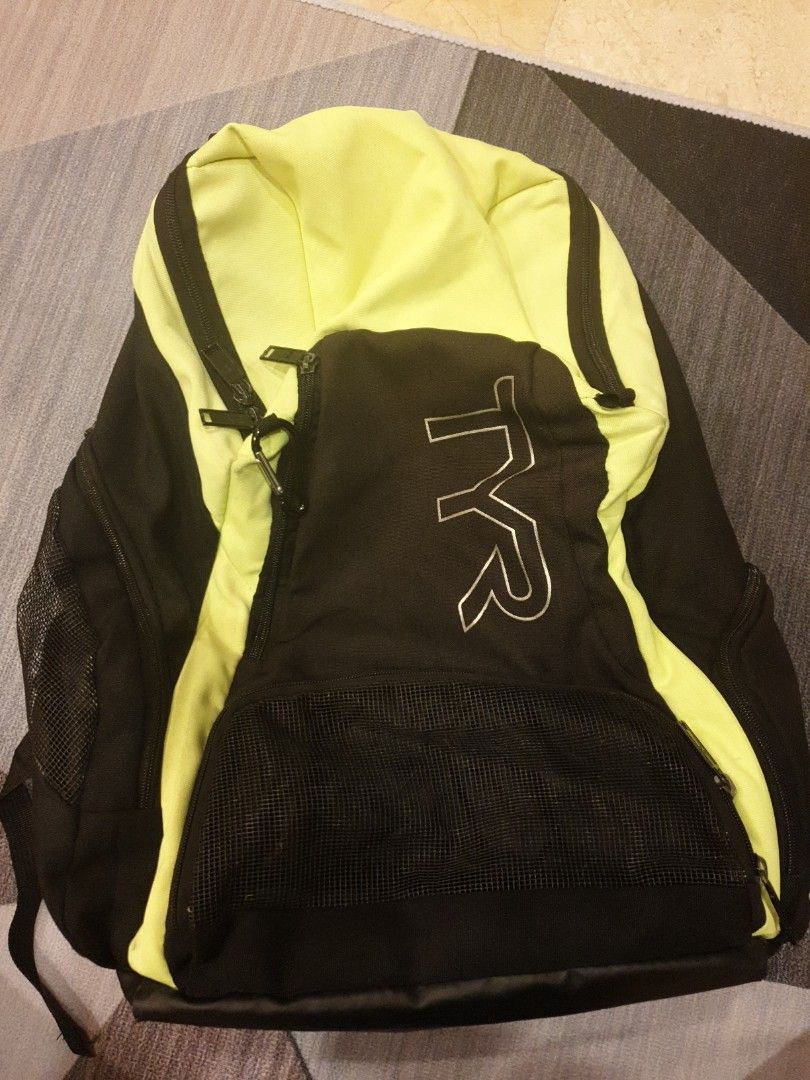Tyr swimming backpack, Sports Equipment, Sports & Games, Water Sports ...