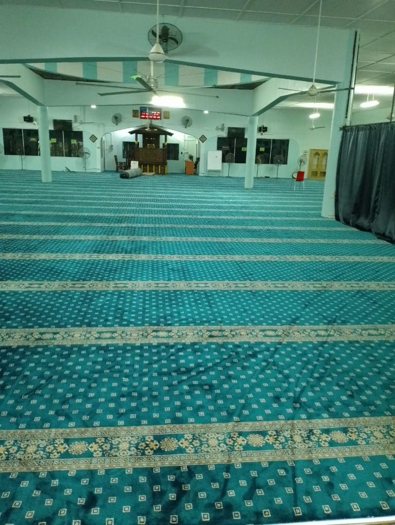 Ubahsuai ruangan masjid & surau and dengan pelbagai seleksi karpet ...