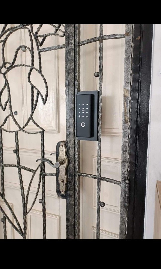 Ultimate bundle door and gate Digital lock bundle for Bto hdb condo ...