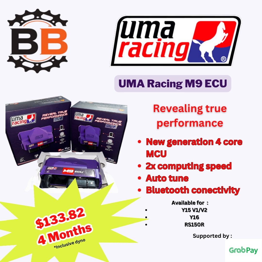 UMA M9 Racing ECU for Y15 / Y16 / RS150R / Aerox v1 / Aerox v2 / Nmax ...