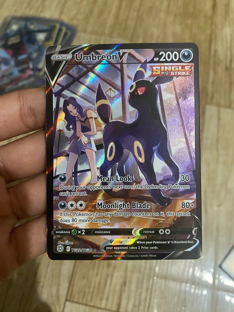 Umbreon V TG - Pokemon Trainer Gallery, Video Gaming, Gaming ...