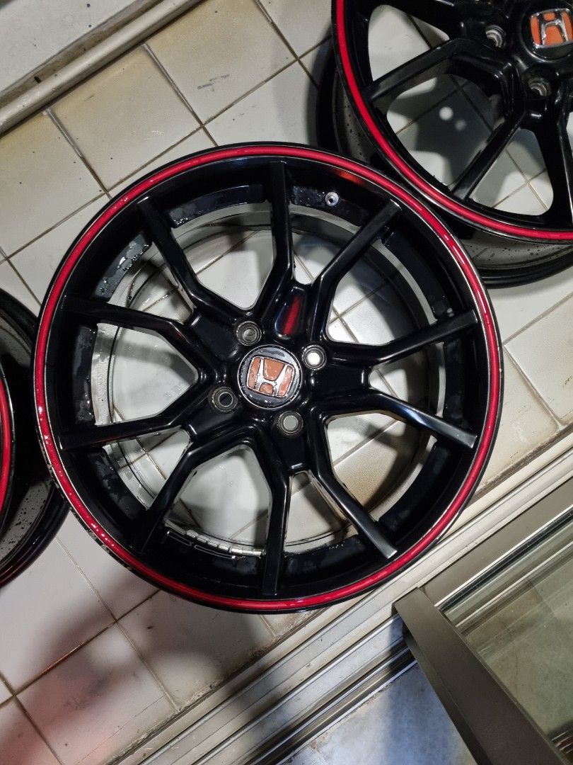 Used 16 Inch Honda "Type R" Style Rims for Sale (nego), Auto ...