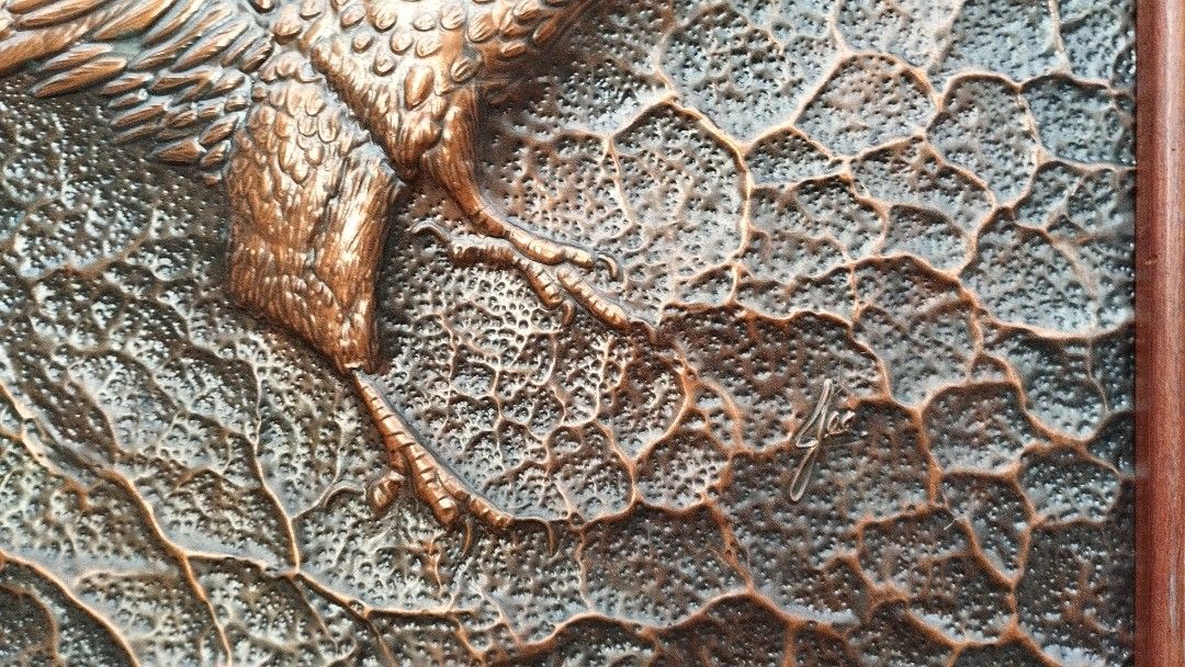 Vintage emboss eagle frame display collection, Furniture & Home Living ...