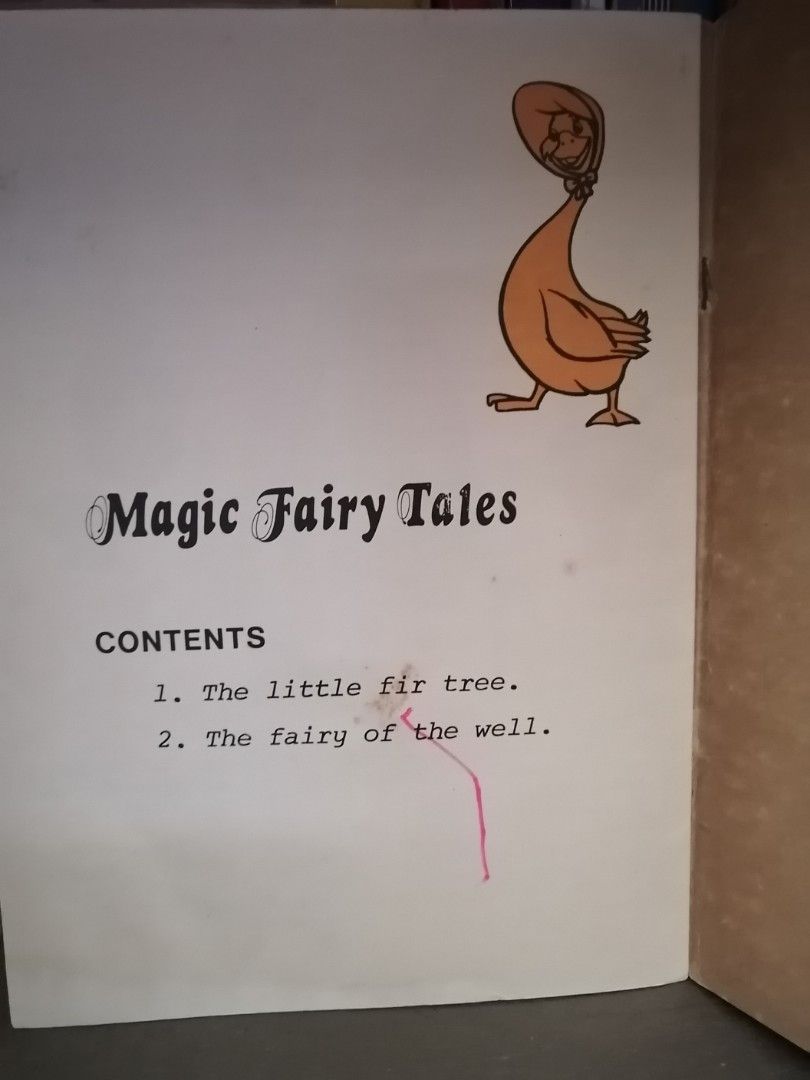 (Vintage English Children Book) Magic Fairy Tales(The Little Fir Tree ...