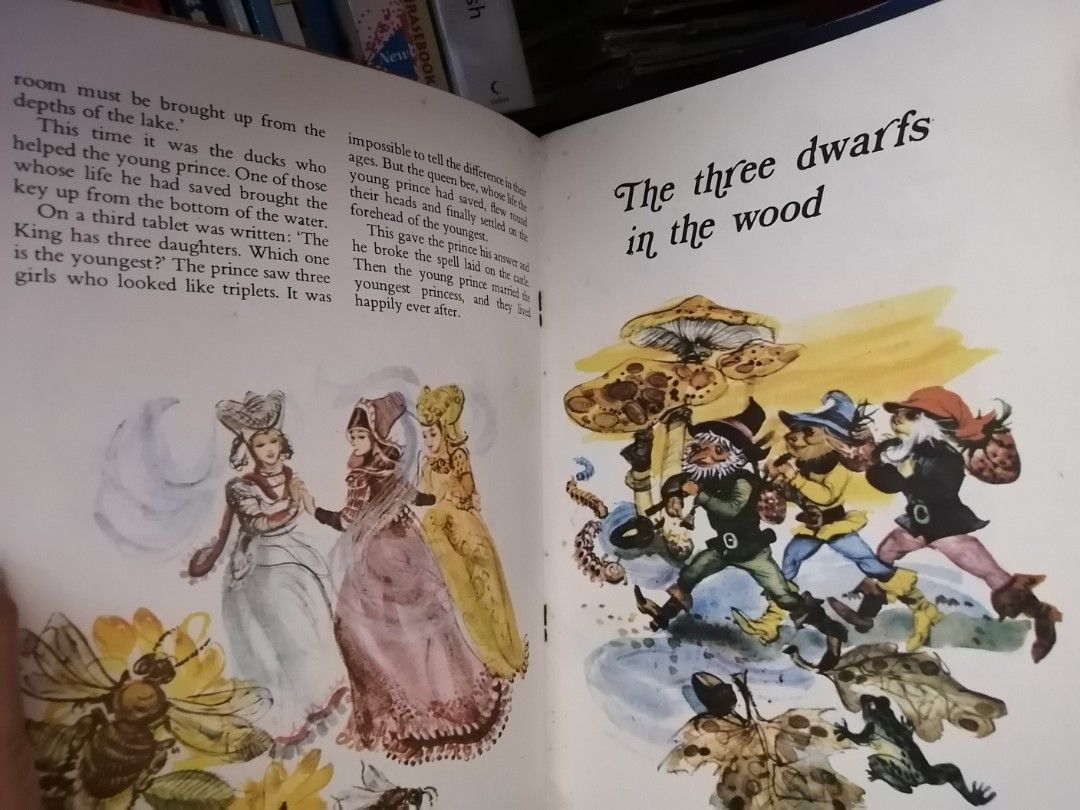 (Vintage English Children Book) Magic Fairy Tales (Queen Bee/The Three ...