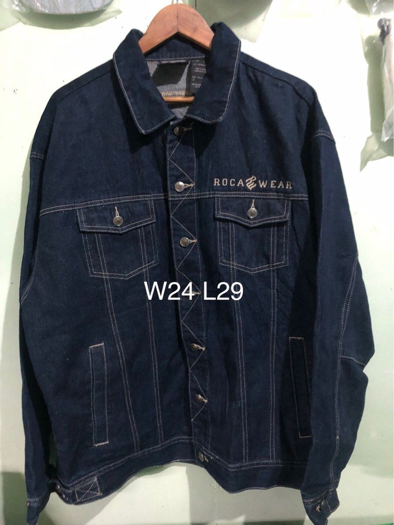 Vintage roca wear denim jacket, Men's Fashion, Coats, Jackets and ...
