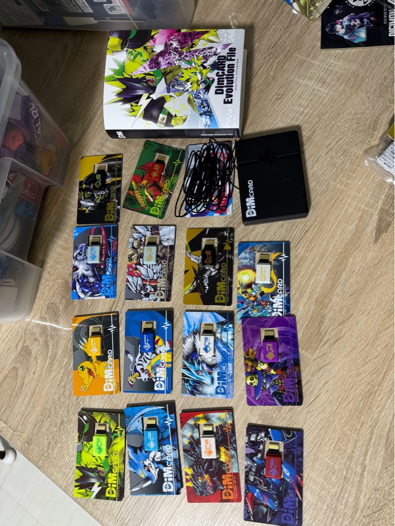 Vital Bracelet Digimon Dim Cards (all in photo, priced as a set ...