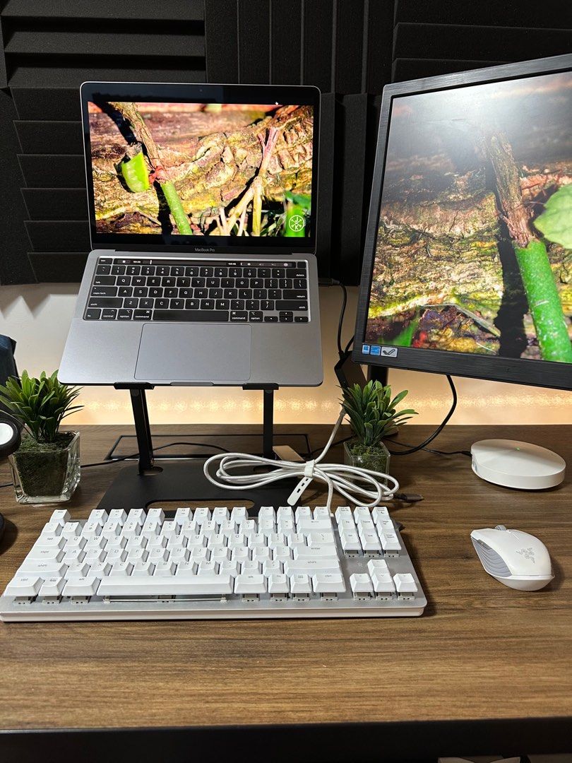 WFH Bundle (Monitor + Arm + Keyboard + Mouse + Laptop stand + USB-C hub ...