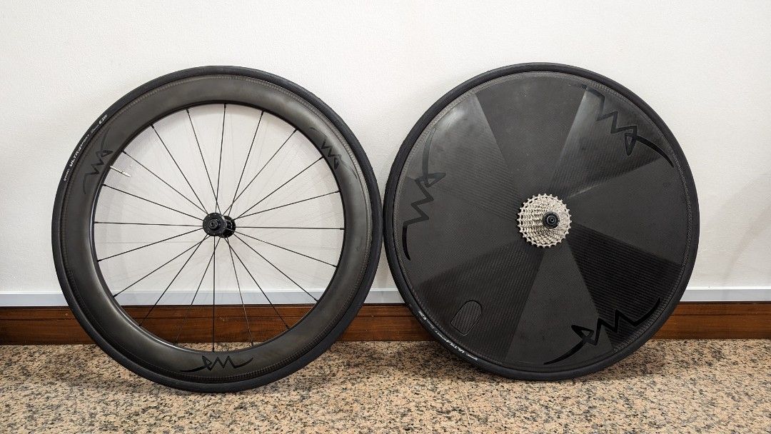 Wheel Angel 60mm / Full Disc Carbon Wheelset, Sports Equipment ...