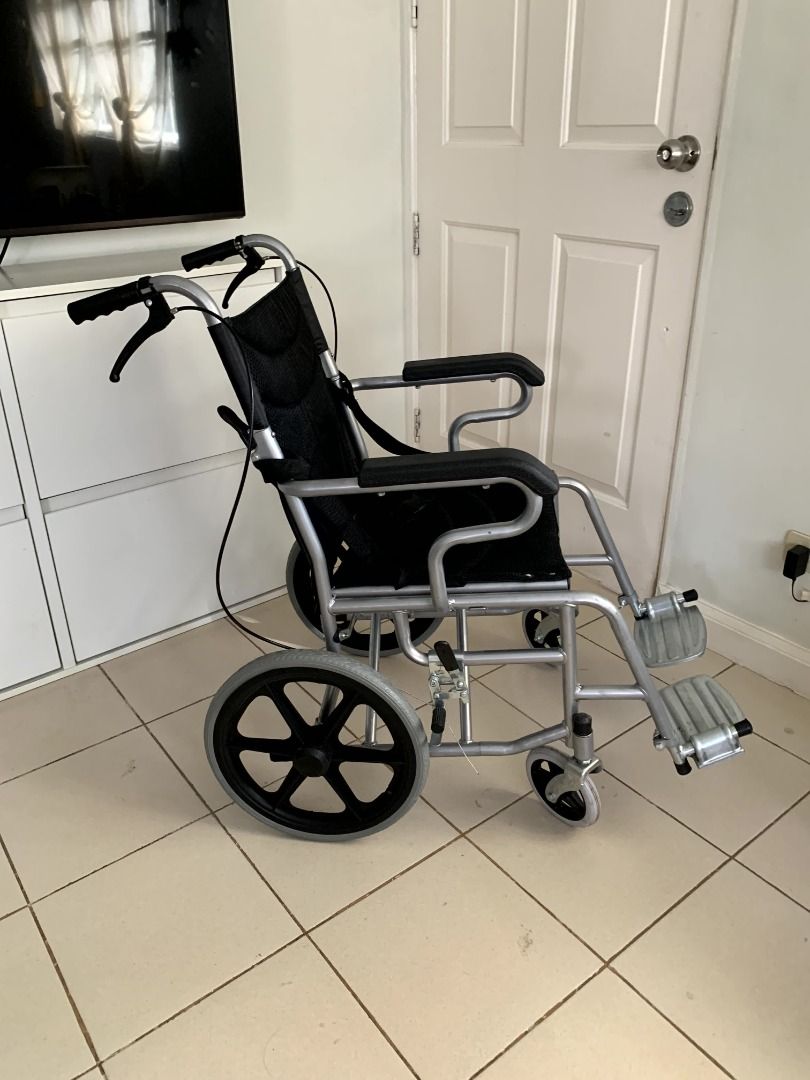 Wheelchair - FeatherLite Fold & Roll: Your Ticket to Effortless ...