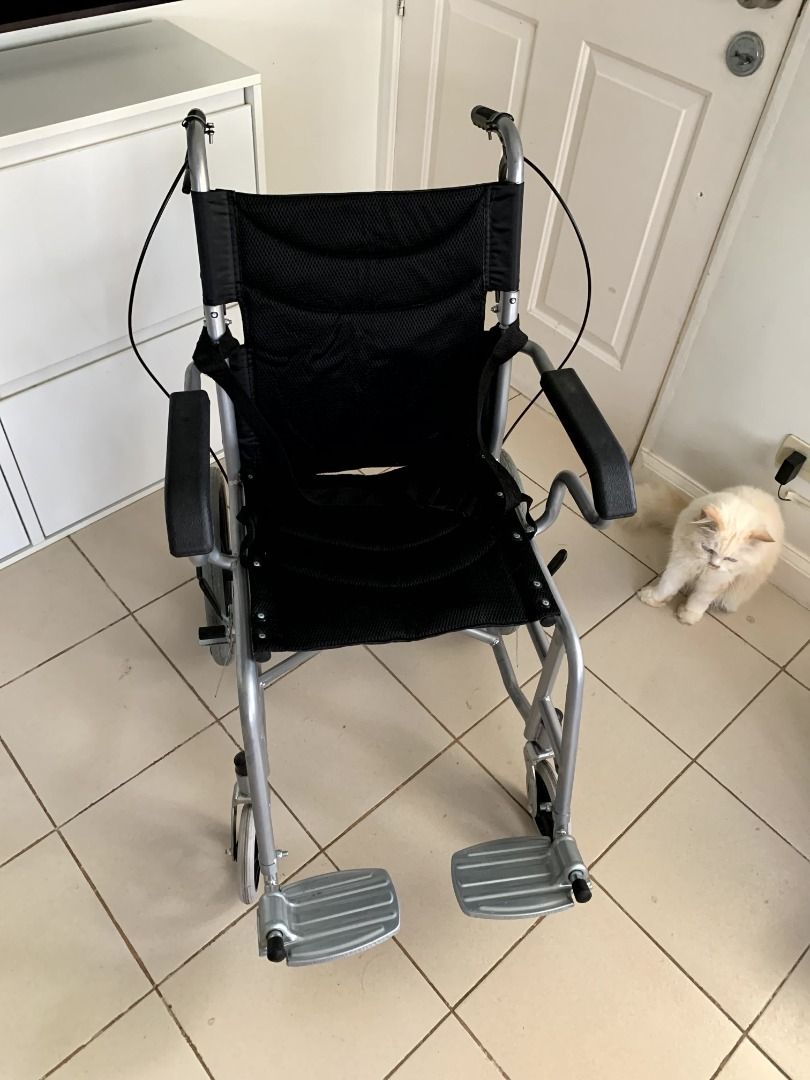 Wheelchair - FeatherLite Fold & Roll: Your Ticket to Effortless ...