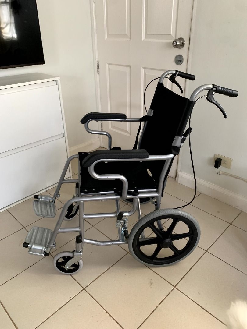 Wheelchair - FeatherLite Fold & Roll: Your Ticket to Effortless ...