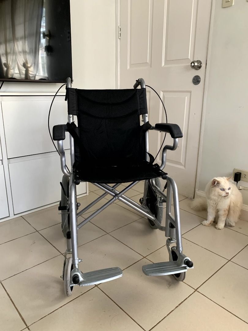 Wheelchair - FeatherLite Fold & Roll: Your Ticket to Effortless ...