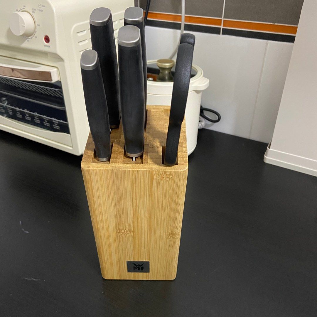 Wmf Sequence 6 piece knife block set, Furniture & Home Living ...