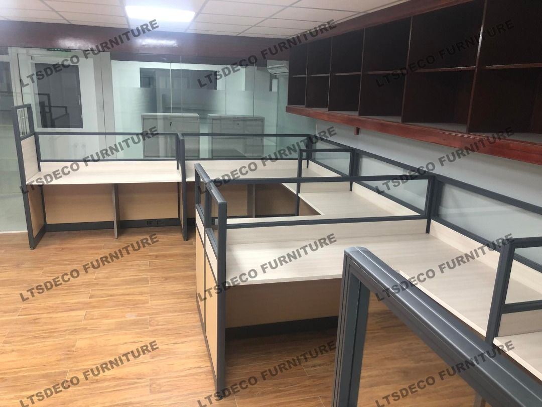 workstation modular | office partitions, Furniture & Home Living ...