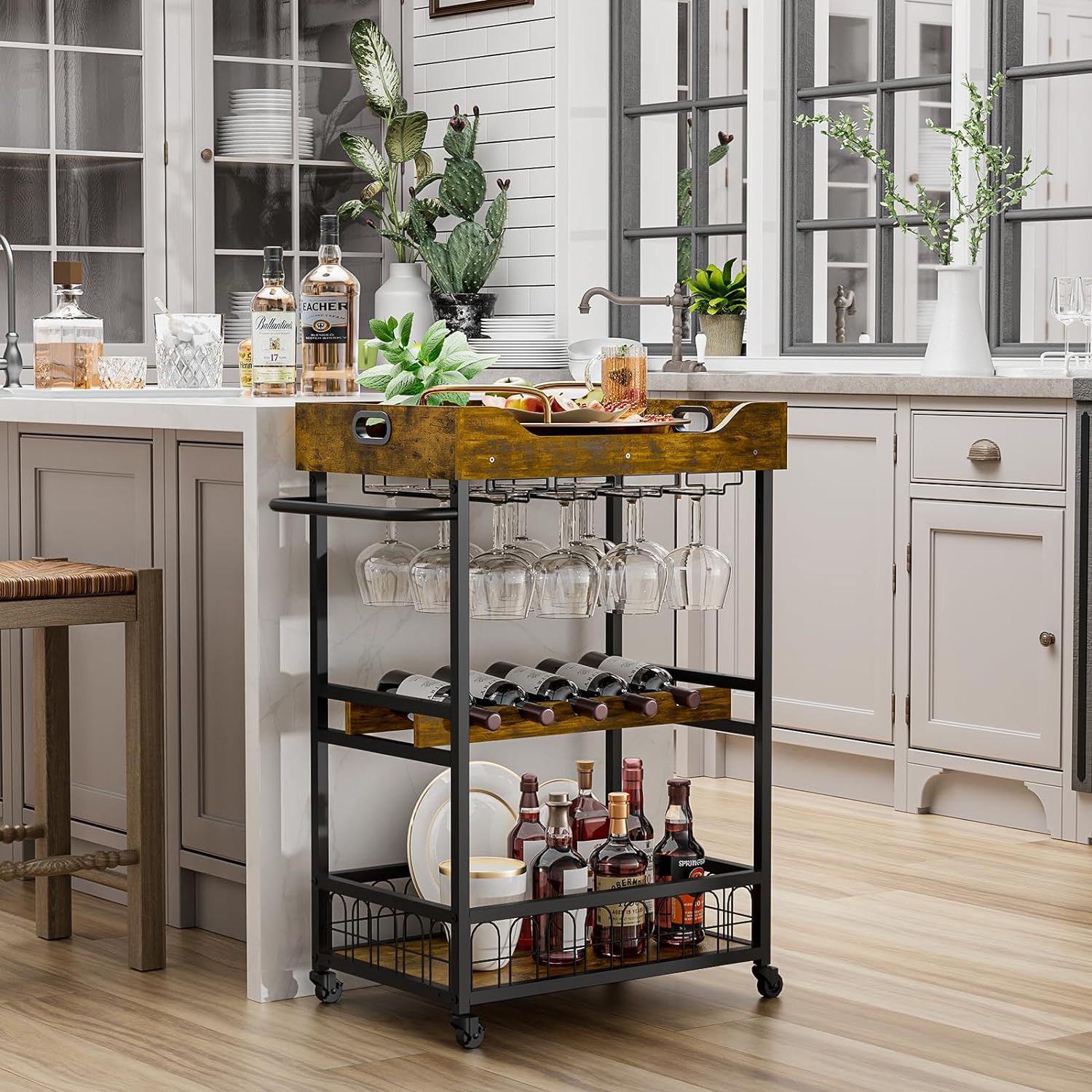 dining room serving cart