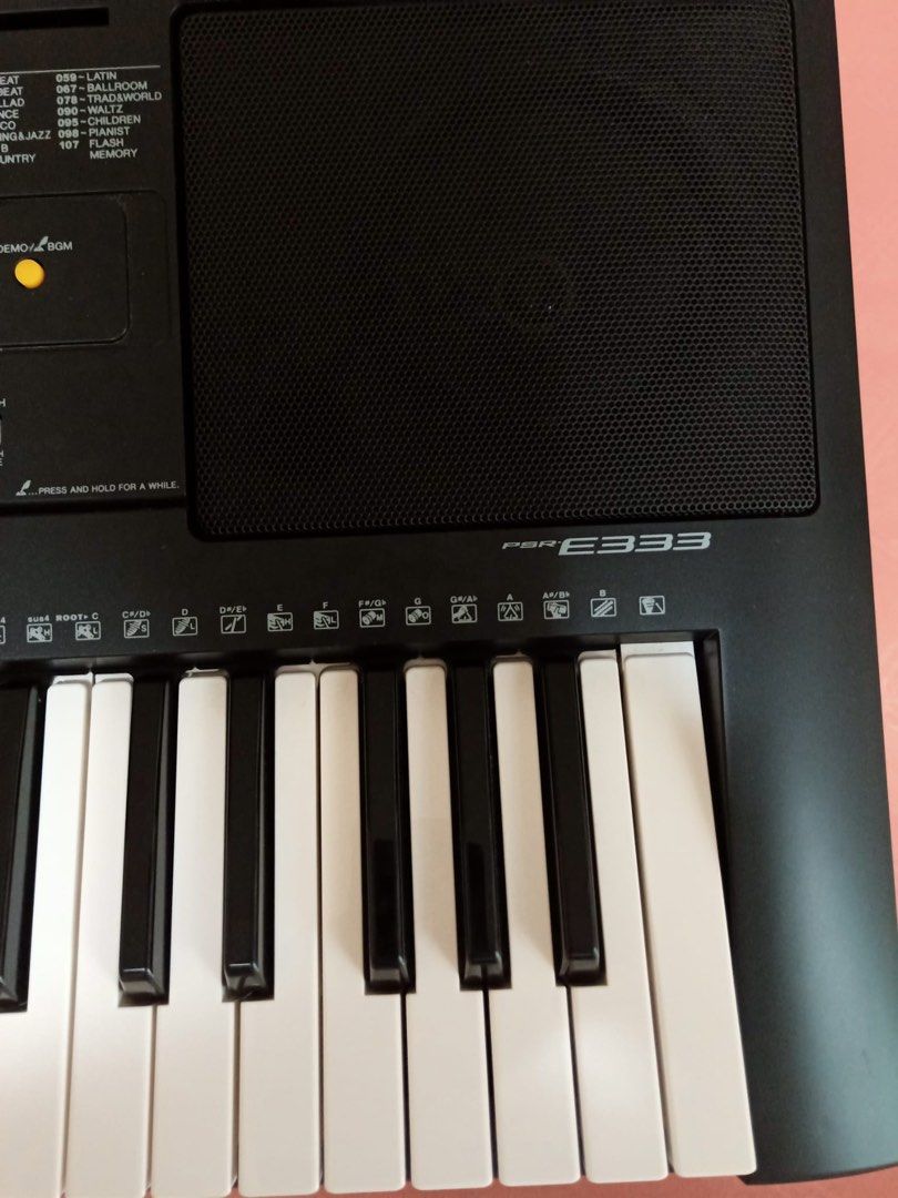 yamaha psr e333 keyboard, Hobbies & Toys, Music & Media, Musical ...