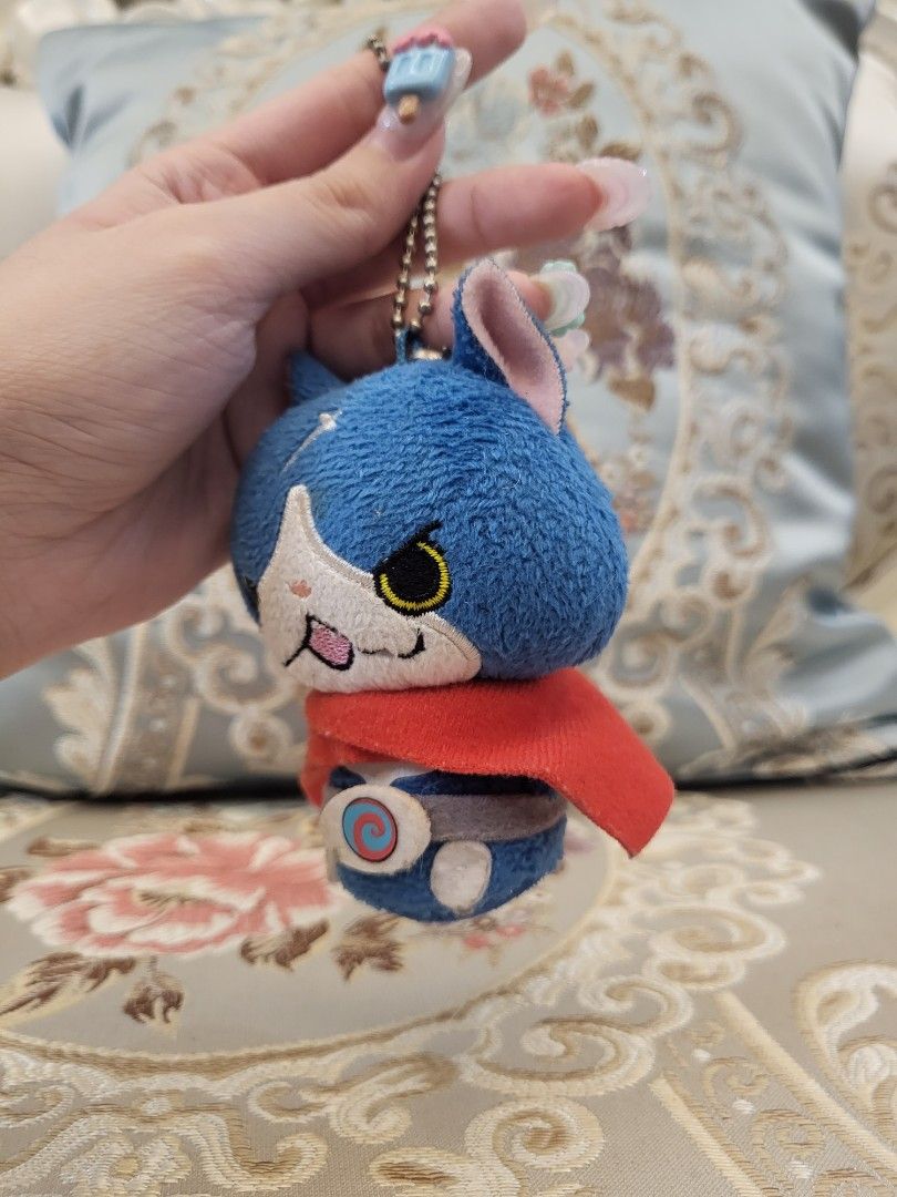 Yo-kai Watch Hovernyan Plushie Keychain, Hobbies & Toys, Toys & Games ...