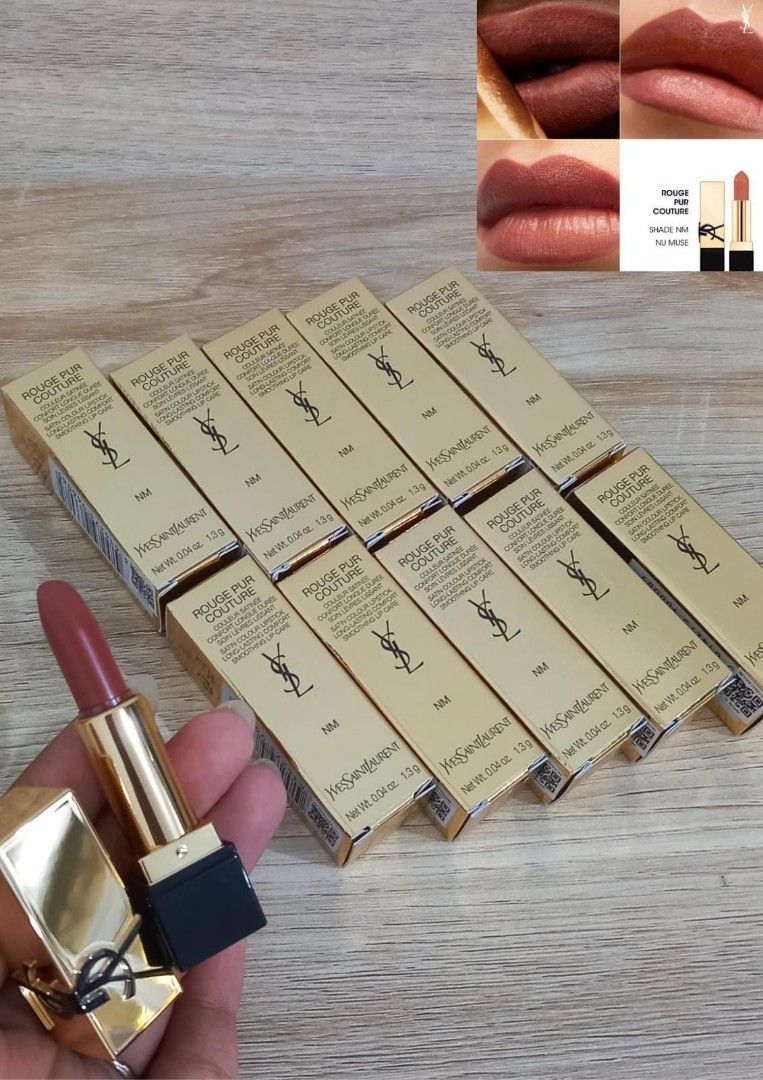 YSL RPC satin colour lipstick long lasting comfort smoothing lip care ...