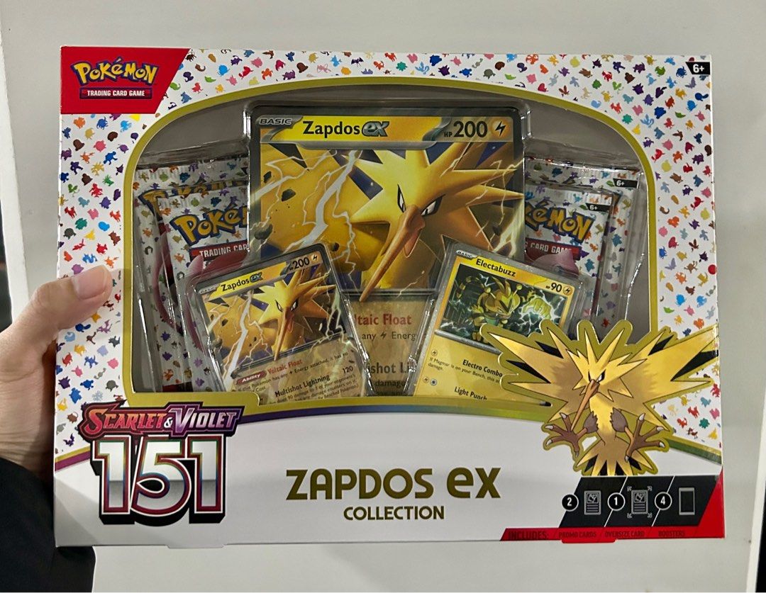 Zapdos EX Scarlet & Violet 151 Collection Set Pokemon TCG Card, Video ...