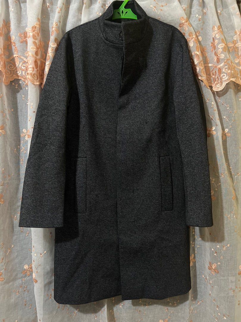Zara Men Textured Coat, Men's Fashion, Coats, Jackets and Outerwear on ...