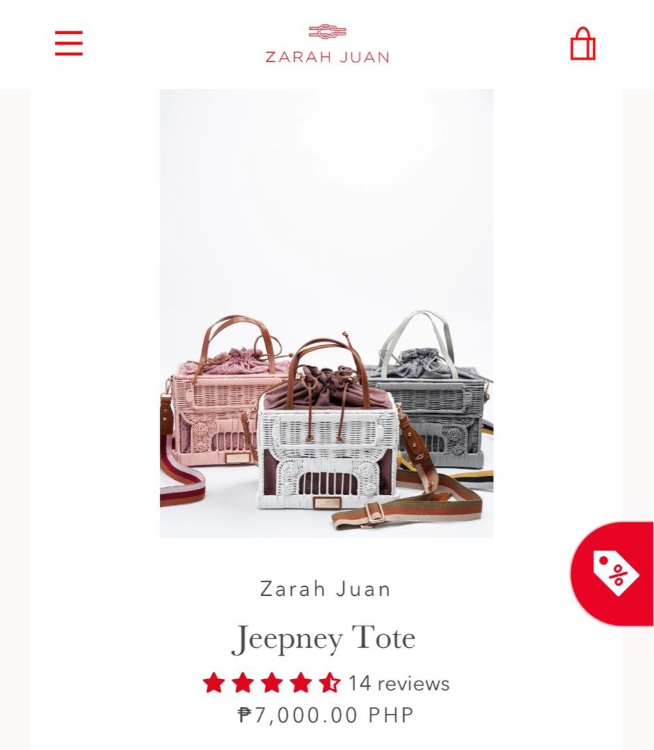 Zarah Juan Jeepney Tote (gray), Women's Fashion, Bags & Wallets, Cross ...