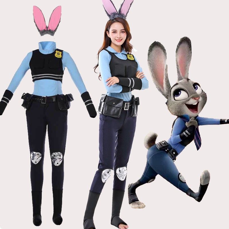 ZOOTOPIA Judy Hopps cosplay, Women's Fashion, Dresses & Sets, Sets or ...