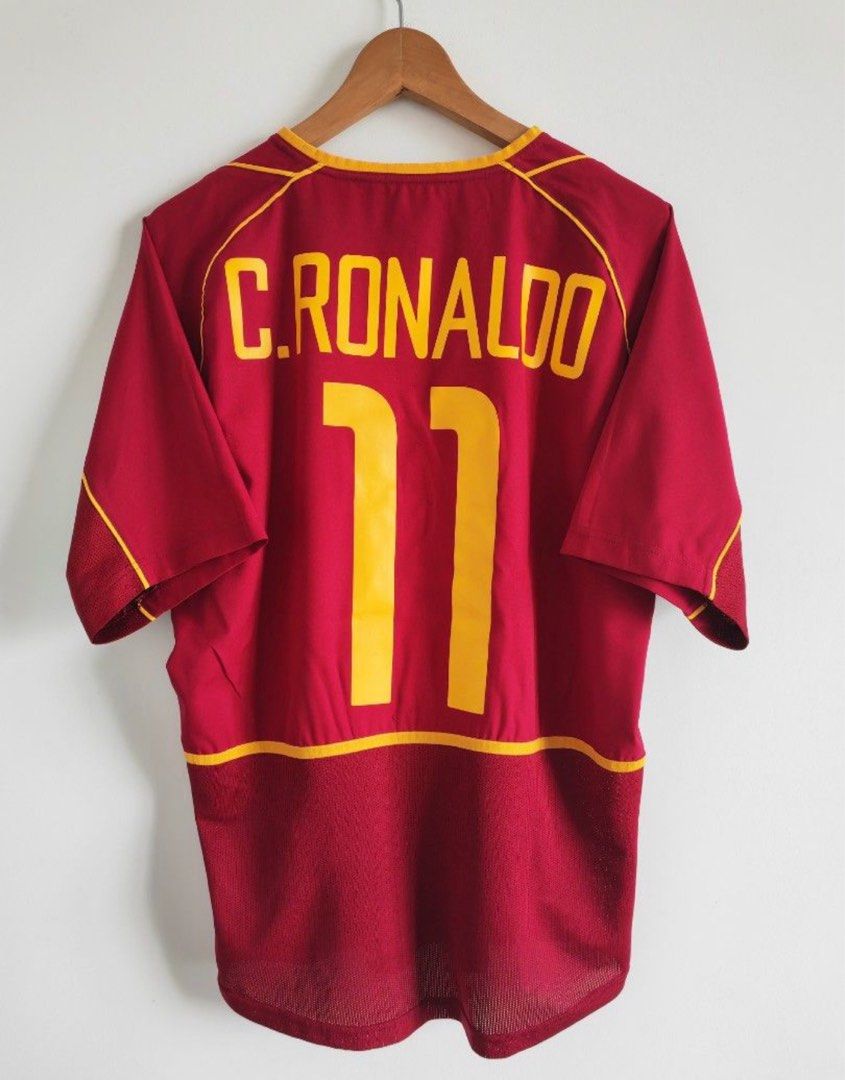 #11 CR7 Cristiano Ronaldo Portugal 2002 Home soccer/football jersey/kit ...