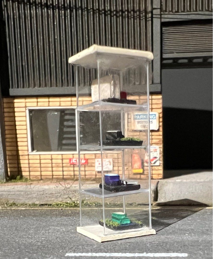 1/64 Diorama custom shelves with mini diorama display, Hobbies & Toys ...