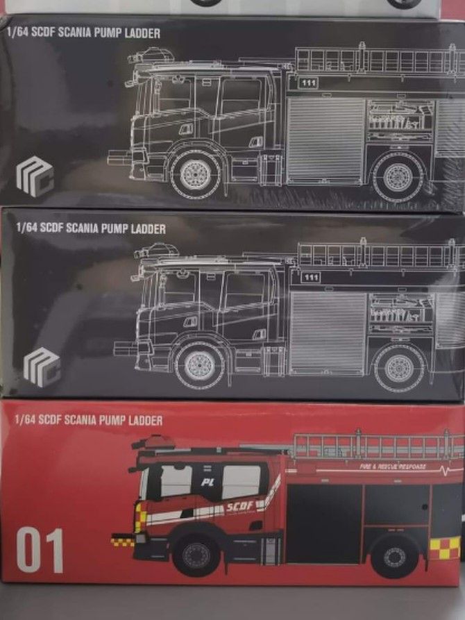 1/64 SCDF Pump ladder, Hobbies & Toys, Toys & Games on Carousell