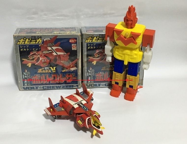 1977 Voltes V volt Crewzer 1 DX godaikin part popy japan robot VT ...