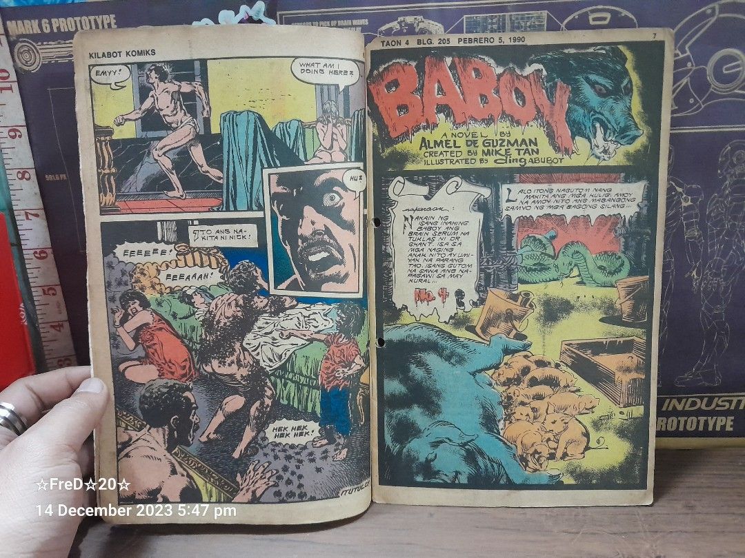 1990 Kilabot Taon 4 Blg.205 Pebrero 5 QualiKomiks Magasin, Hobbies ...