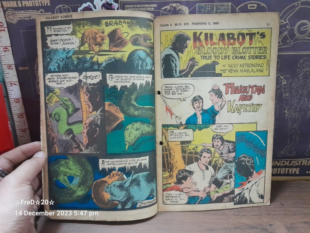 1990 Kilabot Taon 4 Blg.205 Pebrero 5 QualiKomiks Magasin, Hobbies ...