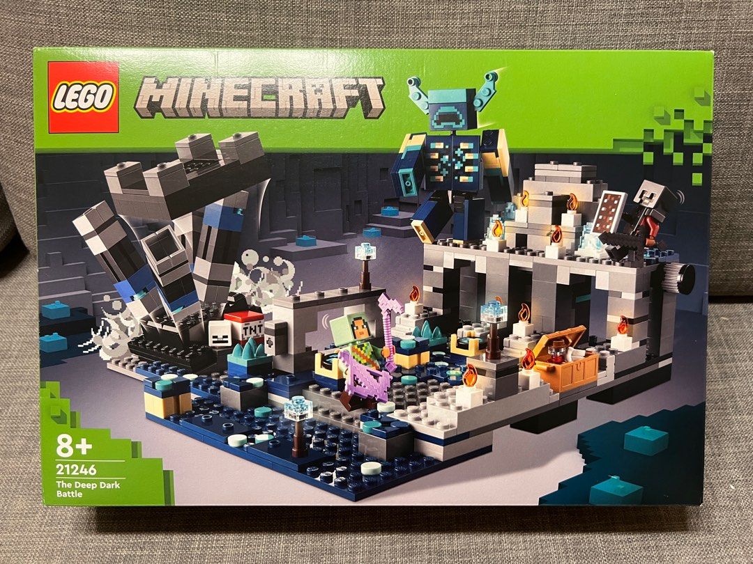 21246 LEGO Minecraft The Deep Dark Battle, Hobbies & Toys, Toys & Games ...