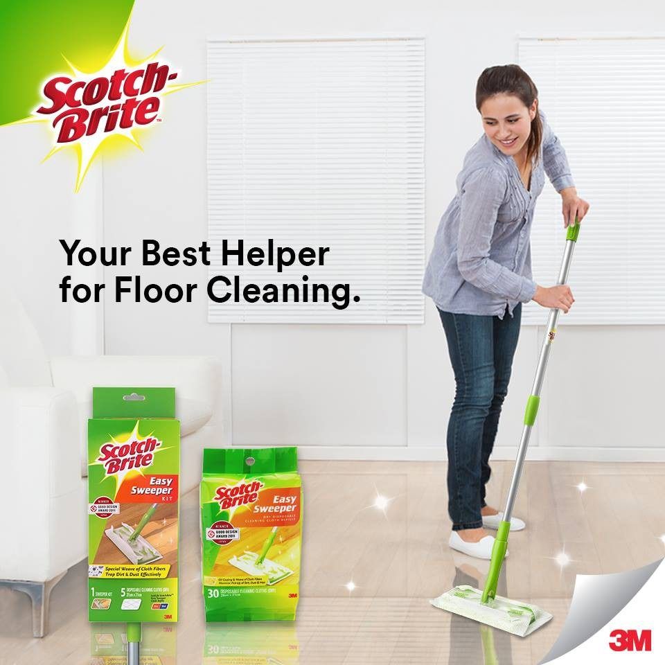 3M Scotch Brite Easy Sweeper, Furniture & Home Living, Cleaning ...