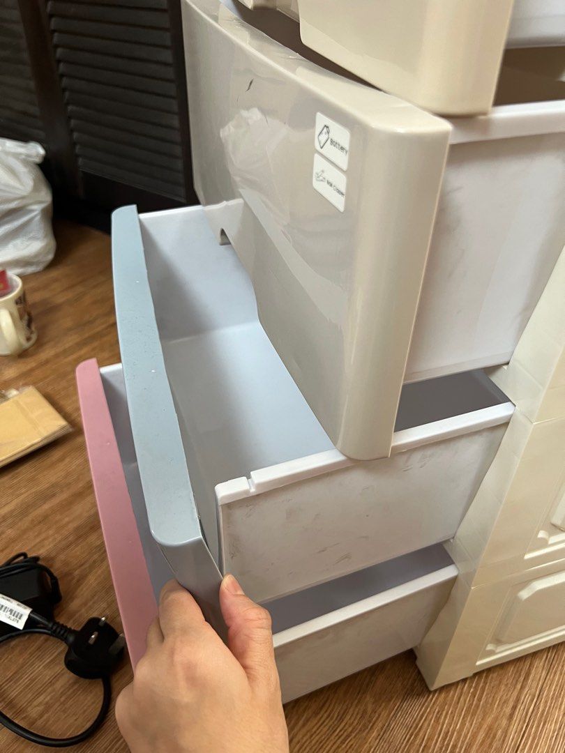 4 tiers drawer (67cm) with wheels, Furniture & Home Living, Home ...