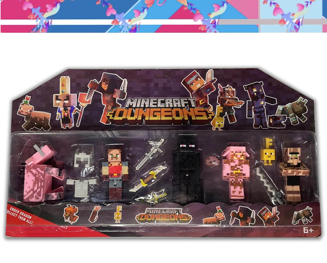 6 in 1 Minecraft Dungeons Gift Ideas for Kids Boys and Girls, Hobbies ...