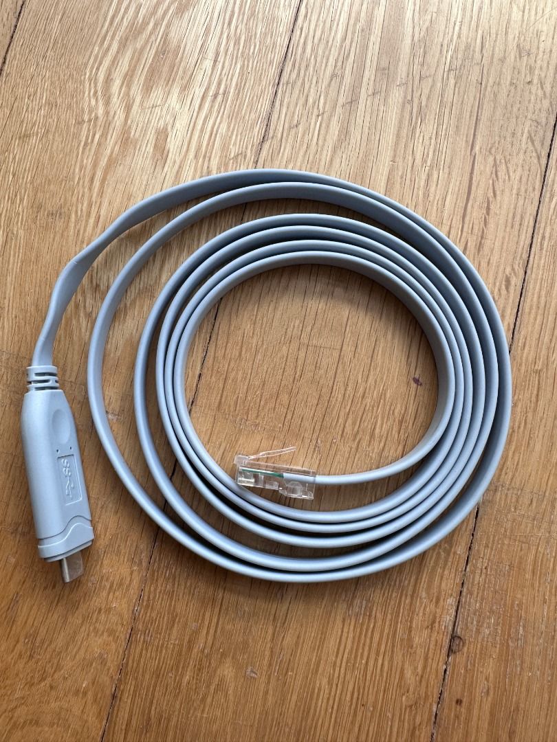 6ft USB Type C RS232 to RJ45 Adapter Flat Console Cable Cisco Router ...