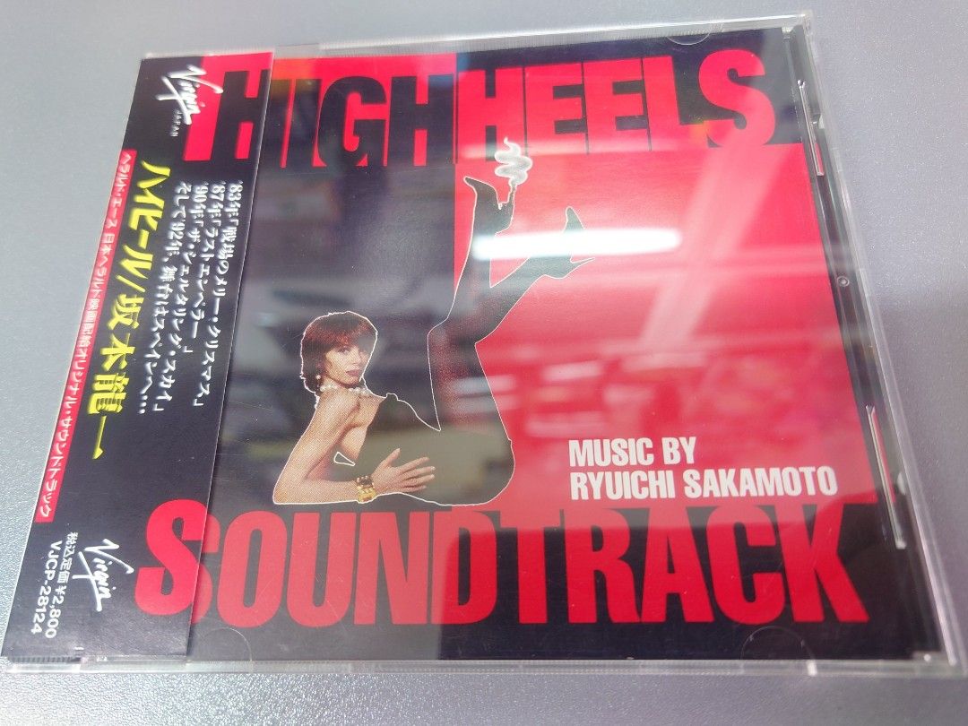 日本見本盤 坂本龍一 情迷高踭鞋 High Heels Cd Made In Japan 唱碟 歌書 側紙 彷如全新 狀態完美 珍藏完美品