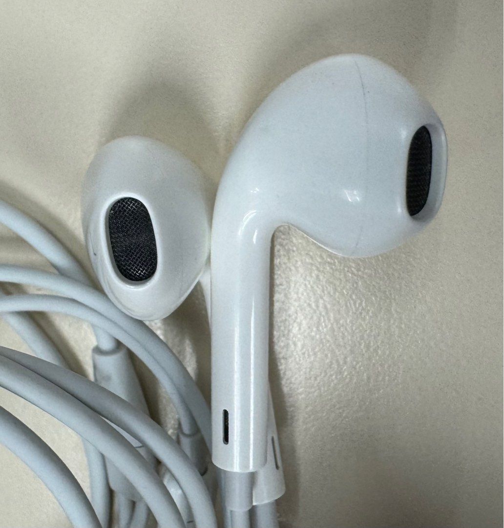 原裝 Apple Lightening 接口 Cable EarPods AirPods Plug 蘋果有線耳機, 手提電話, 電話及其他裝置 ...