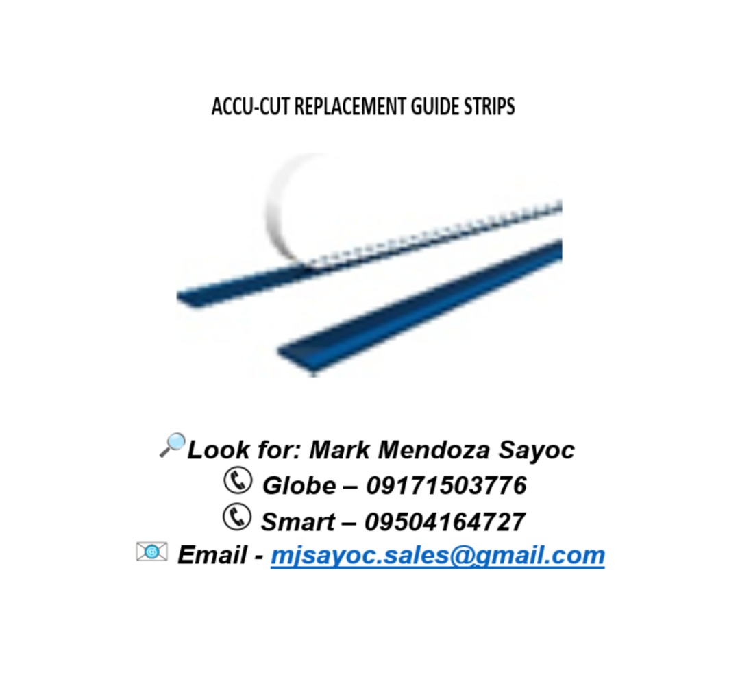 ACCU-CUT REPLACEMENT GUIDE STRIPS, Commercial & Industrial ...
